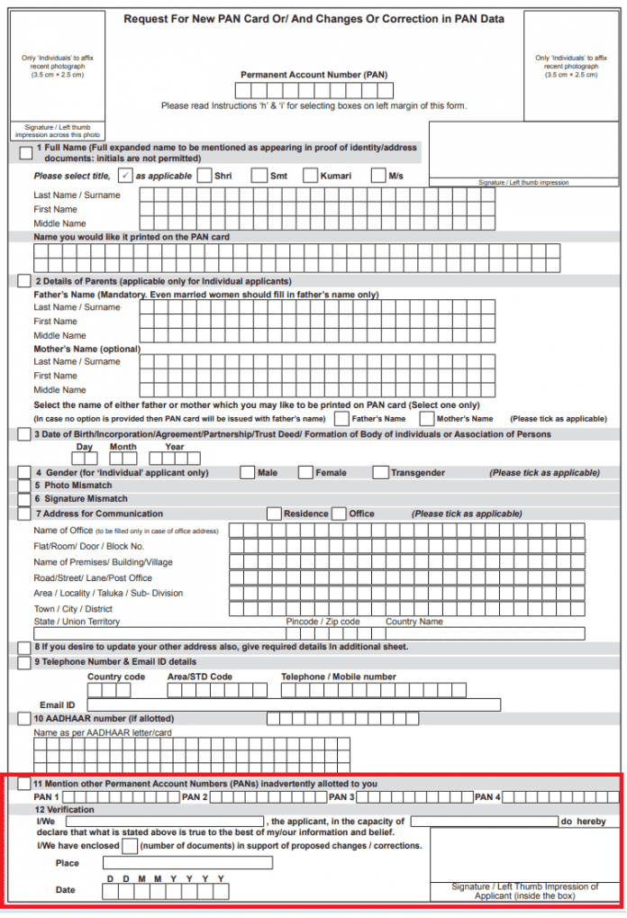 Is there an error in your PAN card? Here’s how you can correct it ...