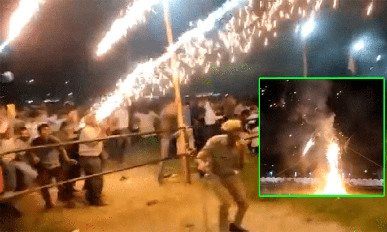 Video: They Set Fire To Ravan On Dussehra Night. He Decided To Fire ...