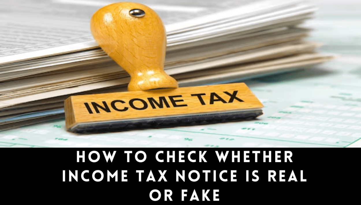 How to check whether income tax notice is real or fake, know ...