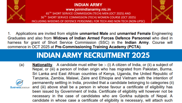 Indian Army Recruitment 2025: Bumper recruitment in Indian Army, salary ...