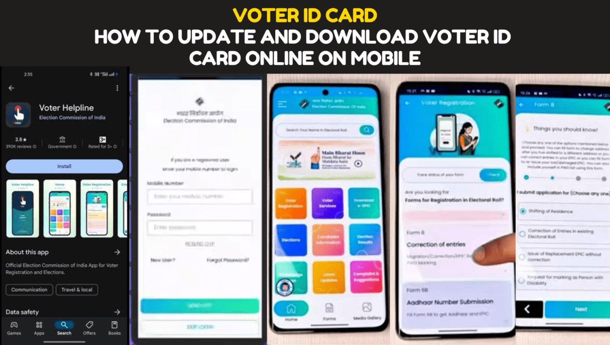 Voter ID Card: How To Update and Download Voter ID Card Online on ...