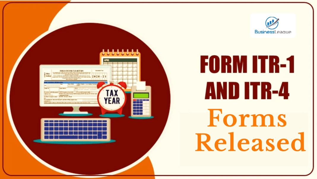 ITR-1 and ITR-4 forms released: CBDT notified ITR 1 ITR 4 forms with ...